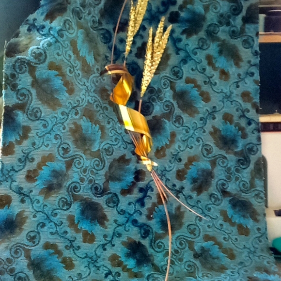 Wall Decor | Vintage 7s Metal Wheat Sculpture | Poshmark